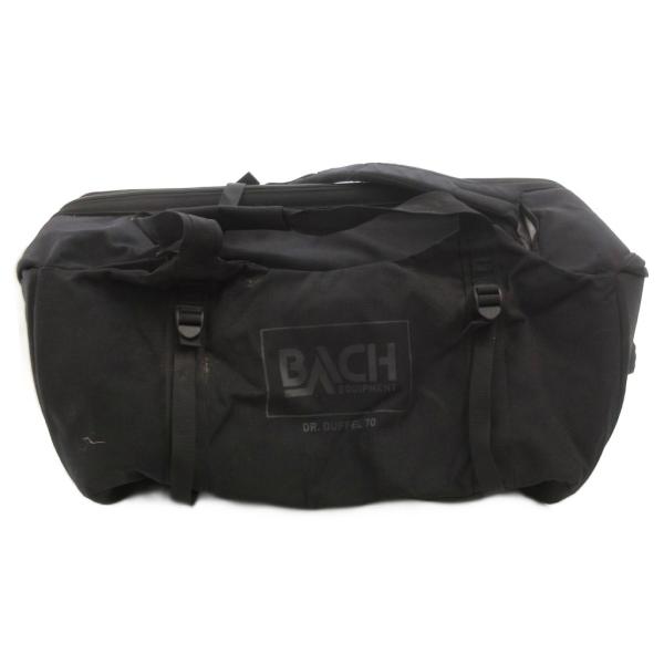 BACH バッハ Dr.Duffel 70リットル ボストンバッグ トラベル 旅行鞄 ドラム型 コーデュラ ナイロン 黒 ブラック /FF メンズ【実寸サイズ】持ち手の長さ：69cm　ヨコ：64cm　タテ：35cm　マチ：43cm　ショルダ...