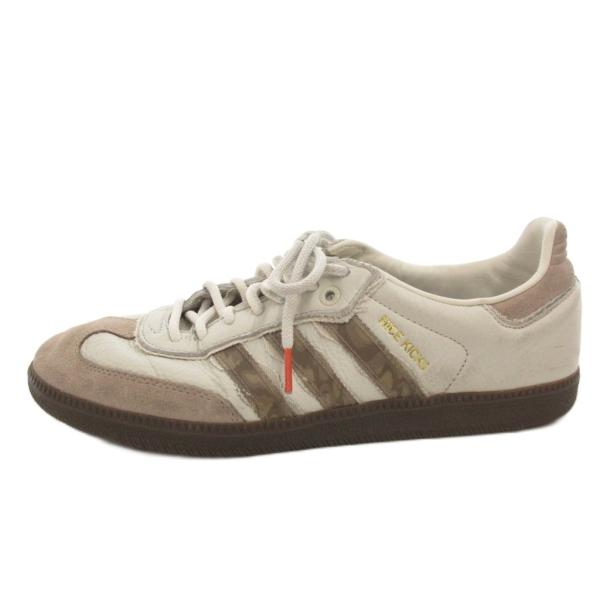 アディダスオリジナルス × Nice Kicks Consortium Samba Talc Brown Pantone スニーカー シューズ ローカット 27.5 白【ブランド】アディダスオリジナルス adidas originals【表...