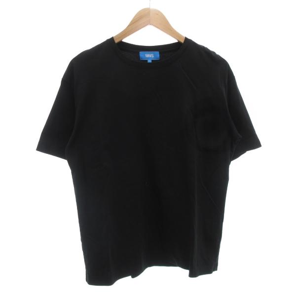ワークウェアスーツ WWS プレミアムコットンTシャツ 半袖 クルーネック M 黒 ブラック /GV メンズ【表記サイズ】M【実寸サイズ】肩幅：49cm　身幅：51cm　着丈：64cm　袖丈：21cm　　【素材】綿【色】黒 ブラック 【状態...