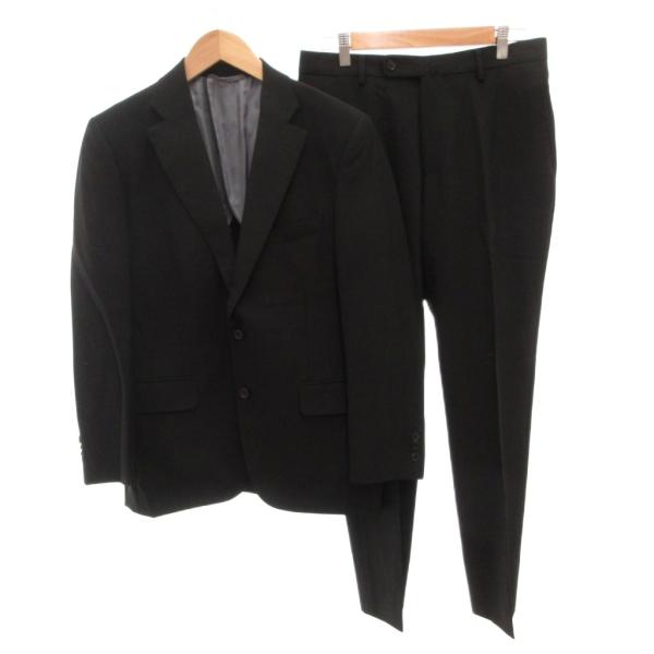 ザ・スーツカンパニー THE SUIT COMPANY セットアップ スーツ テーラードジャケット パンツ ウール 165 黒 ブラック /FF メンズ【ブランド】ザ・スーツカンパニー THE SUIT COMPANY【表記サイズ】165【...