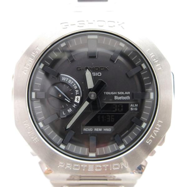 カシオジーショック CASIO G-SHOCK FULL METAL 腕時計 タフソーラー アナデジ 黒文字盤 シルバーカラー GM-B2100D-1AJF /UO メンズ【ブランド】カシオジーショック CASIO G-SHOCK【実寸サイ...