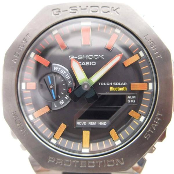 カシオジーショック CASIO G-SHOCK FULL METAL 腕時計 タフソーラー アナデジ ブラック GM-B2100BPC-1AJF /UO メンズ【ブランド】カシオジーショック CASIO G-SHOCK【実寸サイズ】バンド幅...
