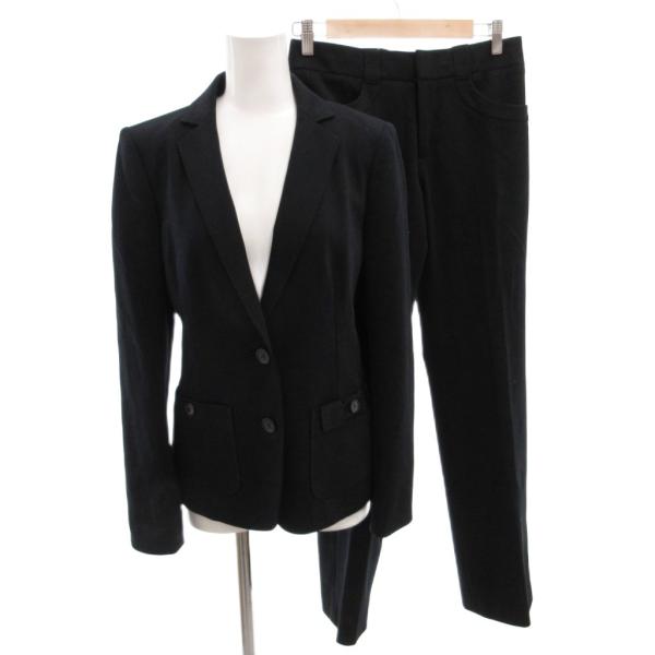 未使用品 ソニアリキエル SONIA RYKIEL タグ付き スーツ セットアップ ジャケット パンツ 裏地ストライプ 36 38 黒 ブラック /FF レディース【ブランド】ソニアリキエル SONIA RYKIEL【表記サイズ】ジャケット...