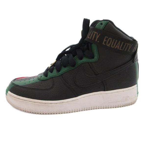 ナイキ NIKE AIR FORCE 1 HIGH BHM 2018 BLACK BLACK-UNIVERSITY RED スニーカー シューズ ハイカット 24.5cm 黒 ブラック 836227-002 /FF メンズ【ブランド】ナイキ...