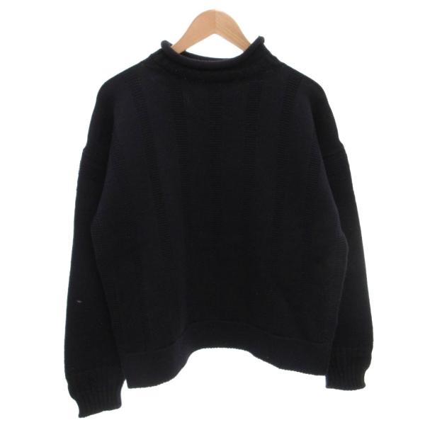 Caledoor MERINO WOOL ROLL NECK SWEATER ニット セーター 長袖 S 紺 ネイビー 6053-1304 /FF メンズ【表記サイズ】S【実寸サイズ】肩幅：63cm　身幅：60cm　袖丈：43cm　着丈：6...