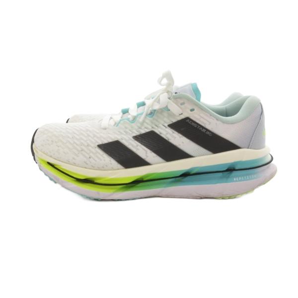 アディダス adidas ADISTAR BYD W ランニングシューズ スニーカー 25.5cm ホワイト ブルー ID6178 /UO レディース【ブランド】アディダス adidas【表記サイズ】25.5cm【実寸サイズ】最大幅：11c...
