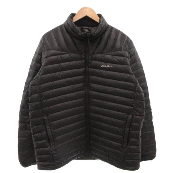 エディーバウアー EDDIE BAUER EB900 ダウンジャケット ブルゾン ナイロン ロゴ プリント L 黒 ブラック /FF メンズ【ブランド】エディーバウアー EDDIE BAUER【表記サイズ】L【実寸サイズ】肩幅：45cm　身...