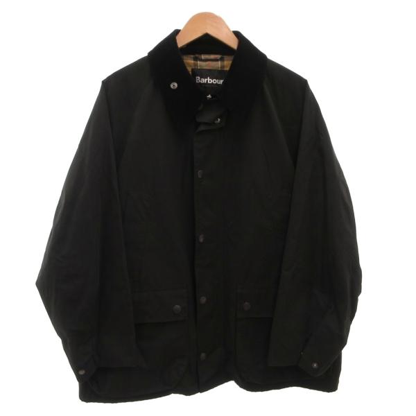 バブアー Barbour BORROWDALE FREAK’S STORE別注 カバーオール ショートコート ジャケット 襟コーデュロイ 裏地チェック 44 黒【ブランド】バブアー Barbour【表記サイズ】44【実寸サイズ】身幅：65c...