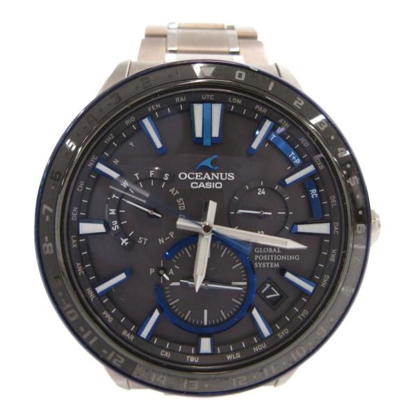 カシオ CASIO OCEANUS オシアナス 腕時計 ウォッチ アナログ ソーラー 文字盤ブラック OCW-G1200-1AJF /FF メンズ【ブランド】カシオ CASIO【表記サイズ】-【実寸サイズ】バンド幅：2cm　腕周り：17cm...
