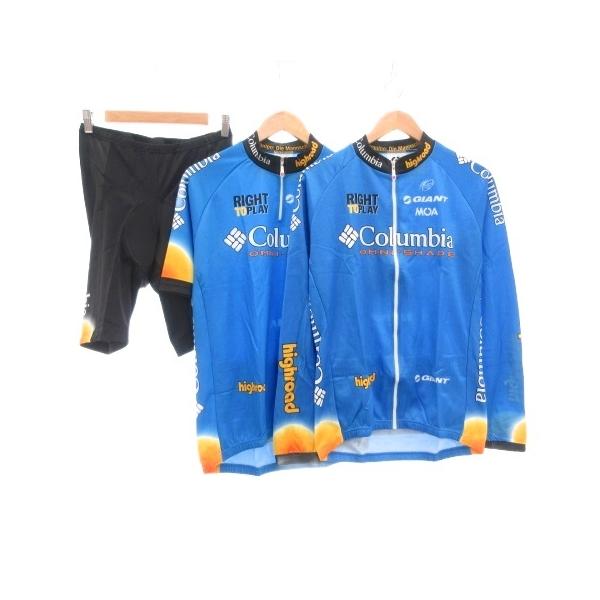 未使用品 MOA タグ付き 3点セット まとめ サイクルジャージ ジャケット シャツ ショートパンツ コロンビア 6 青 ブルー /MG メンズ【表記サイズ】6【実寸サイズ】※セット販売のため実寸サイズは計測しておりません。サイズ欄に記載し...