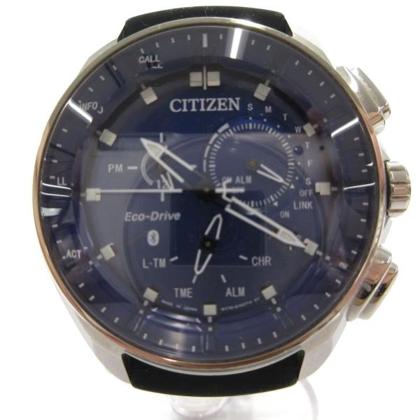 シチズン CITIZEN Eco-Drive Bluetooth 腕時計 ウォッチ アナログ デイト ソーラー 電波 文字盤ブルー W770MV-S111552 /FF メンズ【ブランド】シチズン CITIZEN【実寸サイズ】バンド幅：2c...