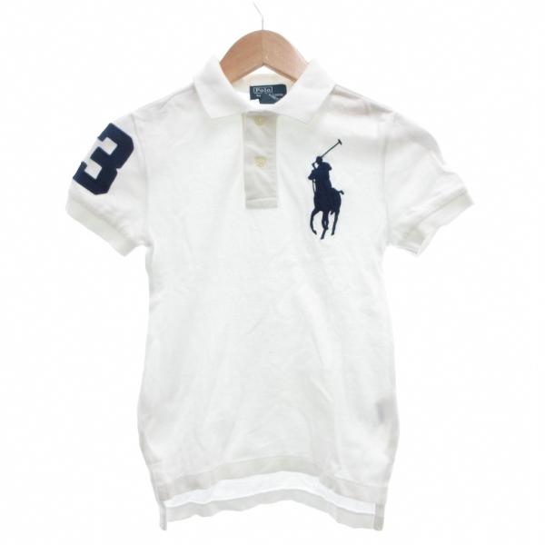 ポロ バイ ラルフローレン Polo by Ralph Lauren ポロシャツ 半袖 ビッグポニー S 白 ホワイト /MG  キッズ【ブランド】ポロ バイ ラルフローレン Polo by Ralph Lauren【表記サイズ】S【実寸サ...