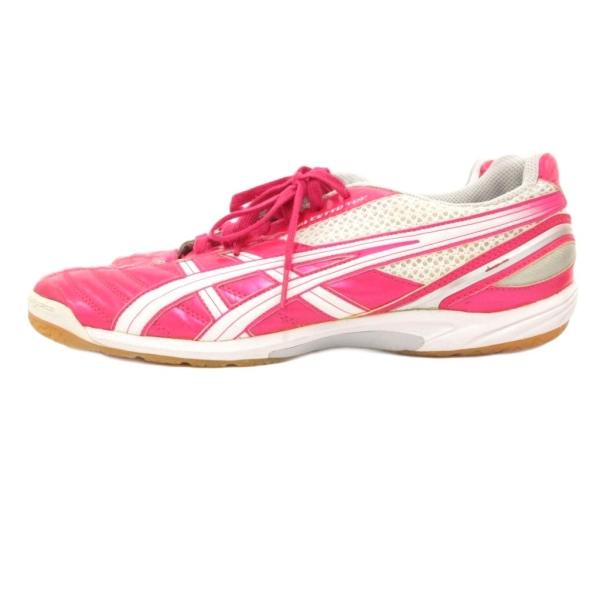 アシックス asics カルチェット トップ3 スニーカー フットサルシューズ 28cm ピンク TST314 /JS メンズ【ブランド】アシックス asics【表記サイズ】28cm【実寸サイズ】最大幅：10cm　アウトソール：30cm　　...