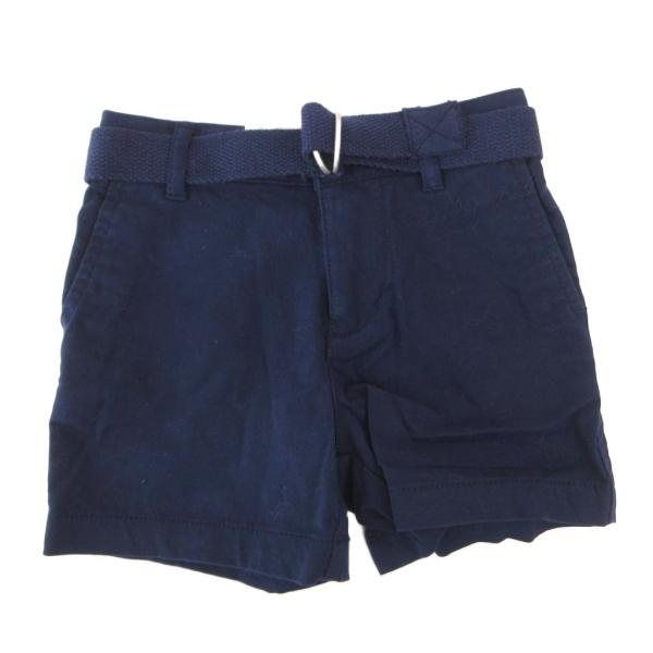 ラルフローレン RALPH LAUREN ショートパンツ ハーフ ベルト 12M 紺 ネイビー /FF キッズ【ブランド】ラルフローレン RALPH LAUREN【表記サイズ】12M【実寸サイズ】ウエスト：32cm　もも幅：12cm　裾幅：...