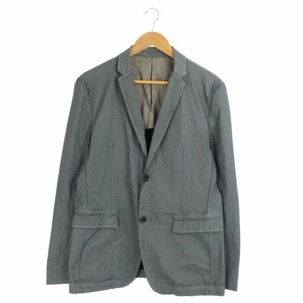 セオリー theory テーラードジャケット 背抜き 2B 40 グレー /HK メンズ【ブランド】セオリー theory【表記サイズ】40【実寸サイズ】肩幅：43cm　身幅：51cm　着丈：75cm　袖丈：63cm　　【素材】表地 綿97...