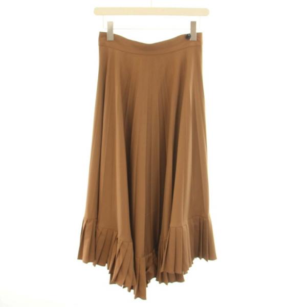 クラネ CLANE 3way ダブルレイヤープリーツスカート DOUBLE LAYER PLEATS SKIRT ロング プリーツ 2 M 茶 ブラウン /YT レディース【ブランド】クラネ CLANE【表記サイズ】2（日本サイズM相当）【...