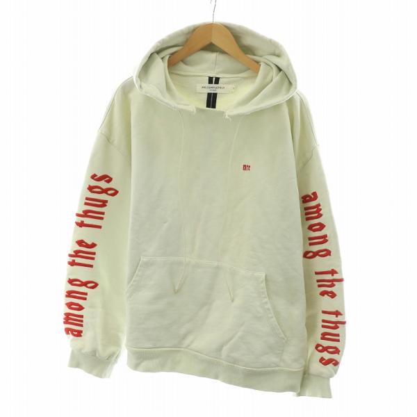 ミスターコンプリートリー MR.COMPLETELY FACTORY HOODIE ATT プルオーバーパーカー フーディー 長袖 M ホワイト 8312-343-0014 /NQ【表記サイズ】M【実寸サイズ】肩幅：約58cm　身幅：約66...