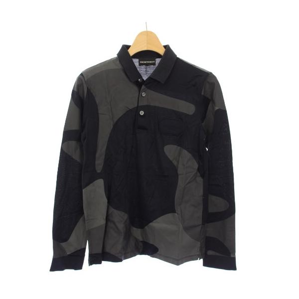 エンポリオアルマーニ EMPORIO ARMANI ポロシャツ 長袖 総柄 12A 154cm ネイビー /TK キッズ【ブランド】エンポリオアルマーニ EMPORIO ARMANI【表記サイズ】12A（154cm）【実寸サイズ】肩幅：36...