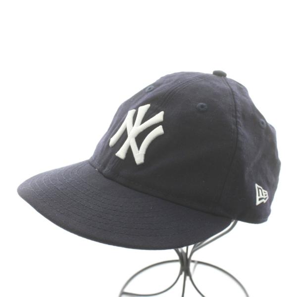 ニューエラ NEW ERA ニューヨーク ヤンキース キャップ 帽子 ロゴ 紺 ネイビー /AN43 メンズ【ブランド】ニューエラ NEW ERA【実寸サイズ】つば：約7cm　頭周り：約62cm　　【素材】本体　つば部分　毛　　つば裏部分　...