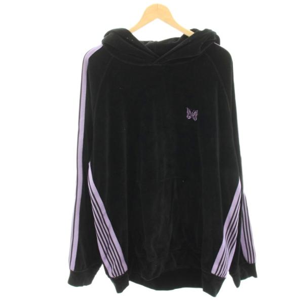 ニードルス ニードルズ Needles Track Hoody パーカー プルオーバー ベロア サイドライン 長袖 XL 黒 ブラック KP226 /HN メンズ【ブランド】ニードルス ニードルズ Needles【表記サイズ】XL【実寸サイ...