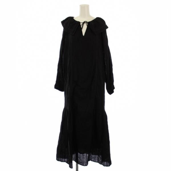 ヌキテパ NE QUITTEZ PAS! コットンジャガードエンブロイダリードレス ワンピース 長袖 ロング M 黒 010431GU3 /BM レディース【ブランド】ヌキテパ NE QUITTEZ PAS!【表記サイズ】M【実寸サイズ】身...