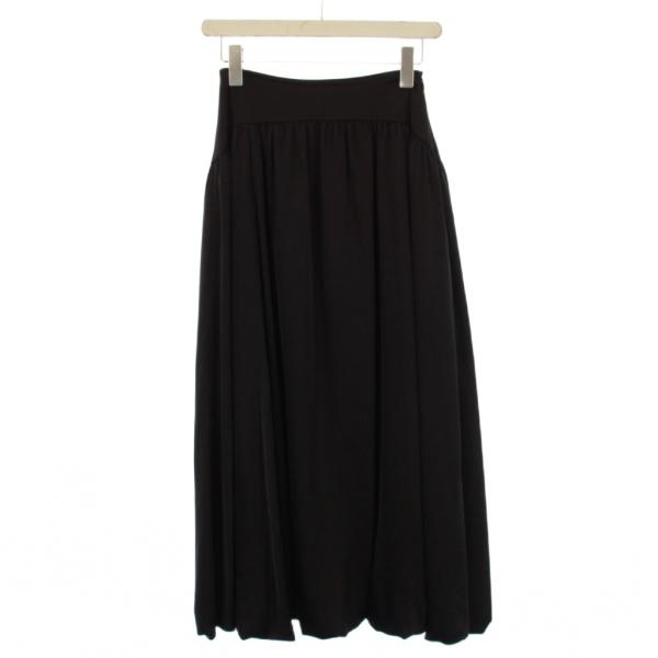 ハーリップトゥ Her lip to Gather Balloon Long Skirt フレアスカート ロング S 黒 1243304025 /BM レディース【ブランド】ハーリップトゥ Her lip to【表記サイズ】S【実寸サイズ】...