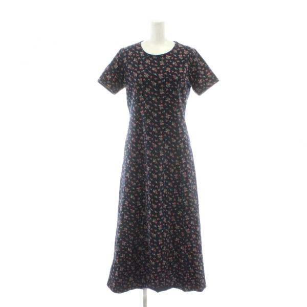 ローラアシュレイ LAURA ASHLEY ワンピース M 紺 ネイビー 花柄 半袖 ロング丈 /AU レディース【ブランド】ローラアシュレイ LAURA ASHLEY【表記サイズ】M【実寸サイズ】肩幅：約34cm　身幅：約42cm　袖丈：...