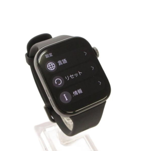 未使用品 エーユー au スマートウォッチ Smart watch 腕時計 ウォッチ ラバーバンド 黒 ブラック ASW2501B /YT メンズ レディース【表記サイズ】表記サイズなし※実寸サイズをご確認ください。【実寸サイズ】バンド幅：...