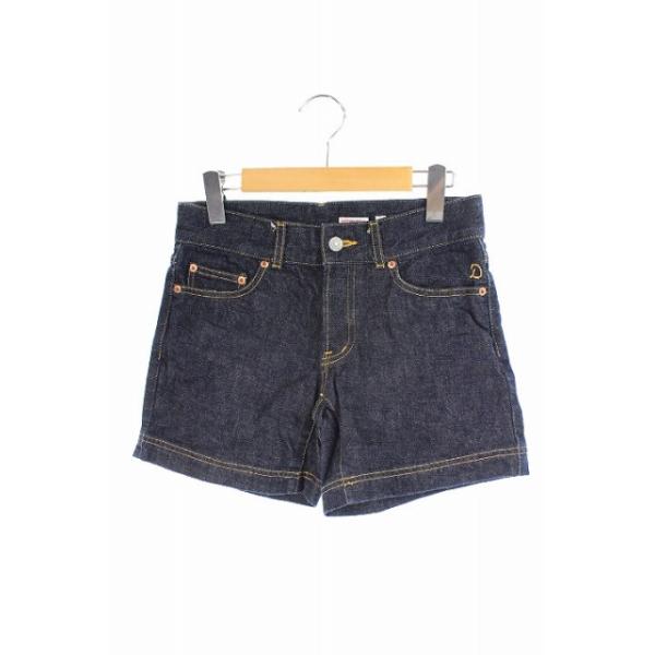 ドレステリア DRESSTERIOR パンツ デニム ジーンズ ショート 36 紺 /MN レディース【中古】【ベクトル 古着】【ブランド】ドレステリア DRESSTERIOR【表記サイズ】36【実寸サイズ】ウエスト：70cm　もも幅：24...