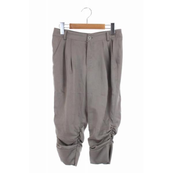 クードシャンス CdeC COUP DE CHANCE パンツ クロップド タック 36 グレー /HK レディース【中古】【ベクトル 古着】【ブランド】クードシャンス CdeC COUP DE CHANCE【表記サイズ】36【実寸サイズ】...