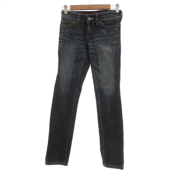 ヴィーナスジーンズ VENUS JEAN デニムパンツ ジーンズ スリム 25×32 インディゴブルー /JS ■GY12 【表記サイズ】25×32【実寸サイズ】ウエスト：70cm　もも幅：21cm　裾幅：14cm　股上：13cm　股下：7...