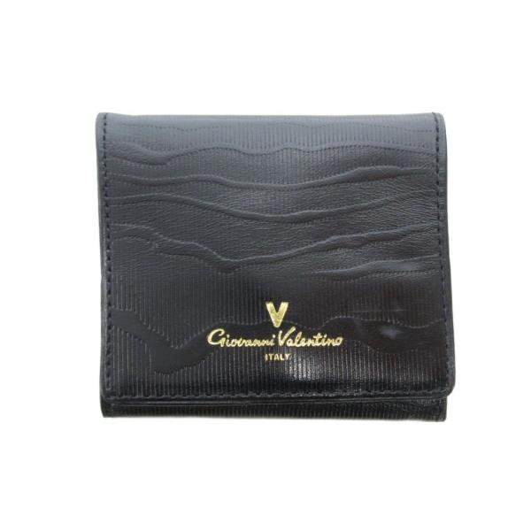 ジョバンニヴァレンティノ Giovanni Valentino 小銭入れ 財布 型押し 黒 ブラック ■GY12 /TZ メンズ レディース【実寸サイズ】ヨコ：8cm　タテ：7cm　マチ：1cm　　【素材】フェイクレザー【色】黒 ブラック ...