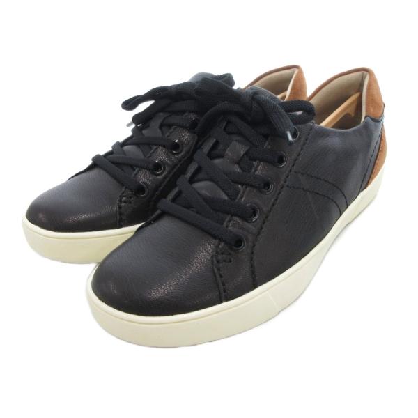 未使用品 ナチュラライザー NATURALIZER スニーカー シューズ フェイクレザー ローカット 24cm 黒 ブラック 茶 ブラウン ■GY12 /TZ【ブランド】ナチュラライザー NATURALIZER【表記サイズ】24cm【実寸サ...