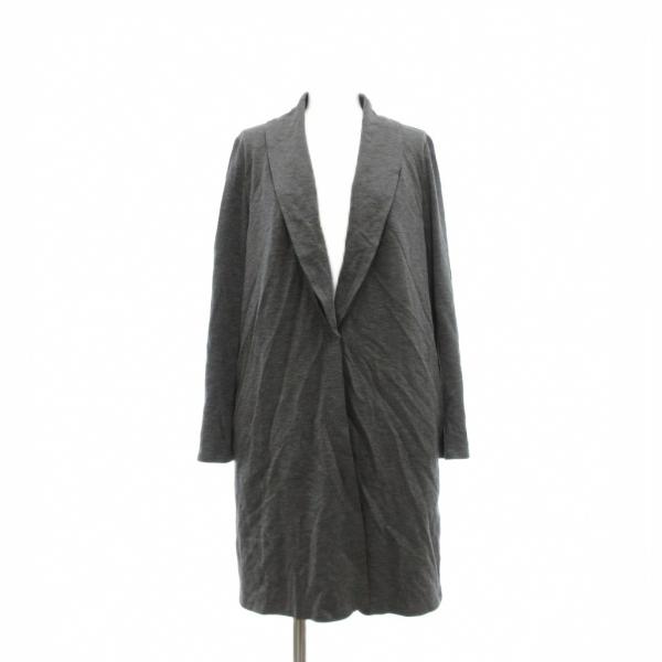 インディヴィ INDIVI カーディガン 36 グレー 無地 ショールカラー 長袖 /SX ■GY06 レディース【ブランド】インディヴィ INDIVI【表記サイズ】36【実寸サイズ】肩幅：36cm　身幅：46cm　袖丈：55cm　着丈：7...