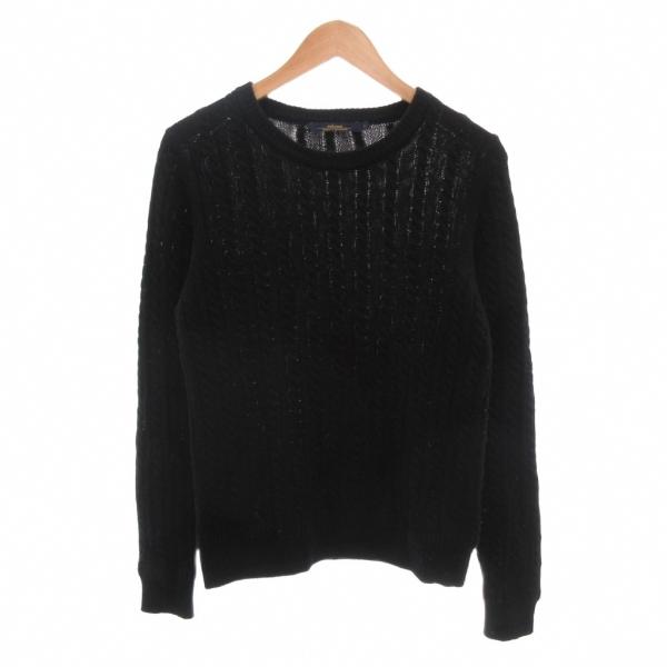 ジャーナルスタンダード レリューム JOURNAL STANDARD relume ニット セーター ウール カシミヤ混 S 黒 ブラック ラウンドネック 長袖【ブランド】ジャーナルスタンダード レリューム JOURNAL STANDARD...