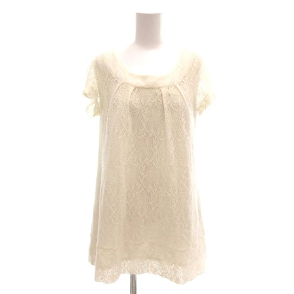 レイビームス Ray Beams The Way Of Chic レーストップス カットソー 白 ホワイト 半袖 バックボタン /TZ ■GY06 レディース【ブランド】レイビームス Ray Beams【表記サイズ】サイズ表記なし(実寸サイ...