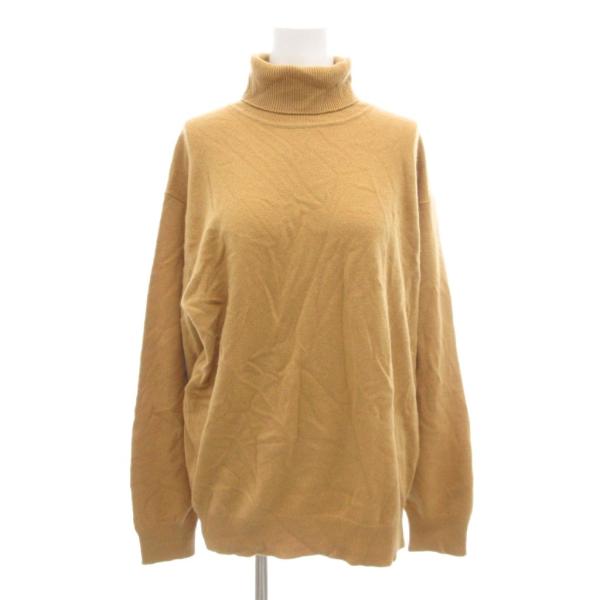 REGIMENT セーター ニット タートルネック 長袖 カシミヤ L 茶色 ブラウン /SJ ■GY06 レディース【表記サイズ】L【実寸サイズ】肩幅：48cm　身幅：54cm　袖丈：54cm　着丈：63cm　　【素材】本体 カシミヤ【色...