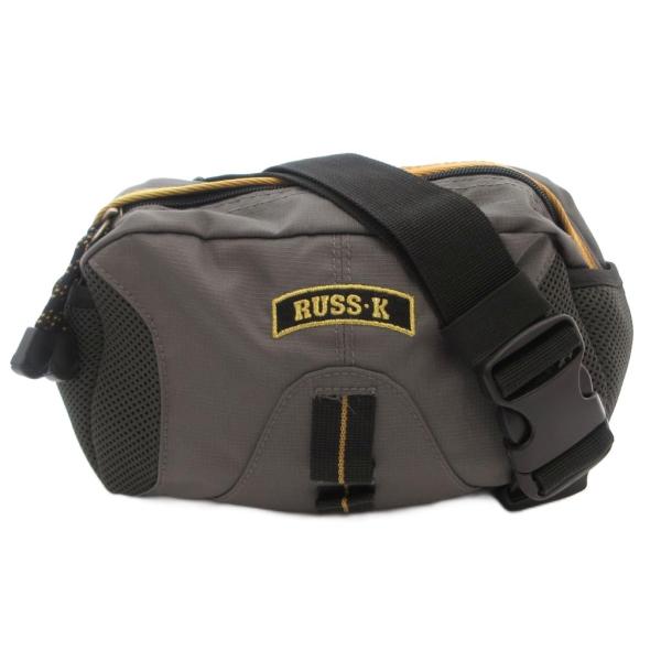 ラスケー RUSS-K ボディバッグ ウエストポーチ 斜め掛け ロゴ メッシュ グレー /YJ ■GY12 メンズ【実寸サイズ】持ち手の長さ：-cm　ヨコ：25cm　タテ：16cm　マチ：8cm　ショルダーの長さ：64cm　　【色】グレー【...