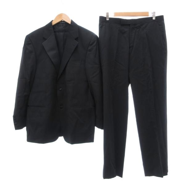 ジョセフアブード JOSEPH ABBOUD スーツ 上下セット ウール ジャケット S 38 パンツ S 33 黒 ブラック ノッチドラペル 2B サイドライン【ブランド】ジョセフアブード JOSEPH ABBOUD【表記サイズ】ジャケッ...