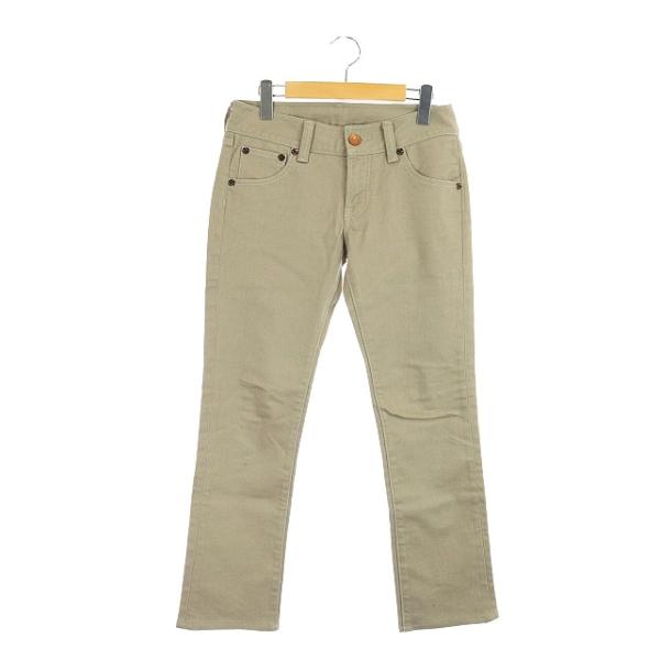 【中古】リーバイス Levi's パンツ カラーデニム ジーンズ ストレート ローライズ 29 グレージュ 592 /AA ■OS レディース 【ベクトル 古着】【ブランド】リーバイス Levi's【表記サイズ】29【実寸サイズ】ウエスト：...