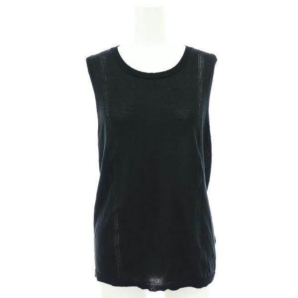 セオリーリュクス theory luxe LEENA ノースリーブニット セーター プルオーバー コットン 38 M 黒 ブラック /YQ ■OS【ブランド】セオリーリュクス theory luxe【表記サイズ】38（日本サイズM相当）【実...