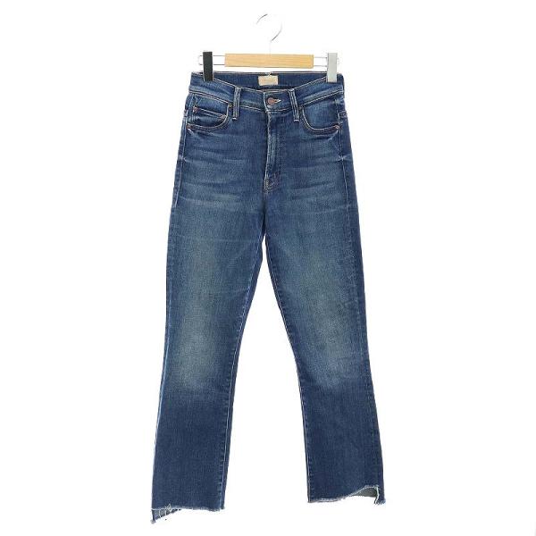 マザー mother the insider crop step fray デニム ジーンズ スキニー カットオフ ダメージ加工 ジッパーフライ 23 インディゴブルー /DO ■OS レディース【ブランド】マザー mother【表記サイズ...