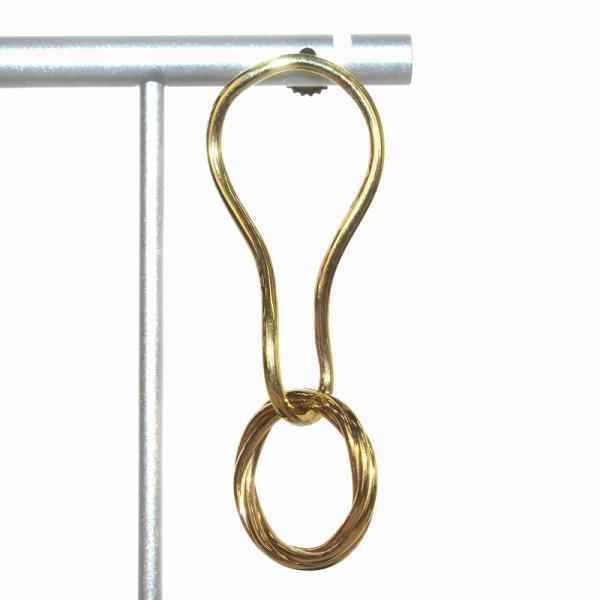 マリアブラック MARIA BLACK Alvilda ピアス 片耳用 925 ゴールド色 /YI5 ■SH レディース【実寸サイズ】約5.3×2cm　【素材】925【色】ゴールド色【状態】使用感が少なく、かなり状態の良い商品です。　　※あ...