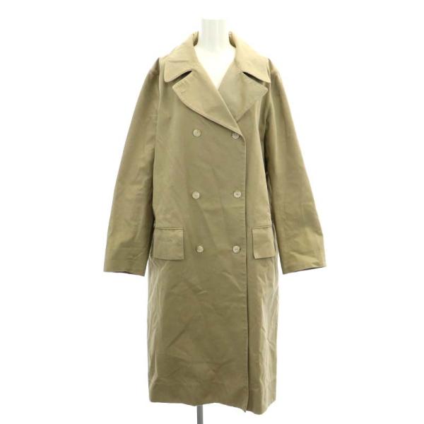 スタジオニコルソン STUDIO NICHOLSON HOPPER ダブルボタン トレンチ ロングコート コットン 1 M ベージュ【ブランド】スタジオニコルソン STUDIO NICHOLSON【表記サイズ】1（日本サイズM相当）【実寸サ...