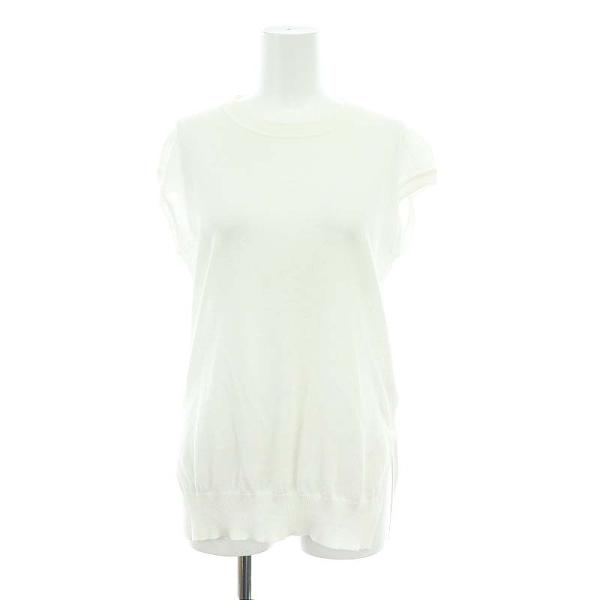 セオリーリュクス theory luxe 23SS Fortuna Kayle ノースリーブ ニット カットソー リネン混 038 白 ホワイト /HK ■OS レディース【ブランド】セオリーリュクス theory luxe【表記サイズ】0...