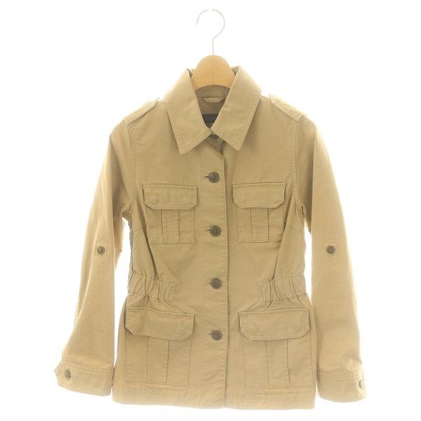 クローラ crolla ウエストギャザーサファリジャケット ステンカラージャケット 36 ベージュ /DF ■OS ■SH レディース【ブランド】クローラ crolla【表記サイズ】36（日本サイズS相当）【実寸サイズ】肩幅：34.5cm　...