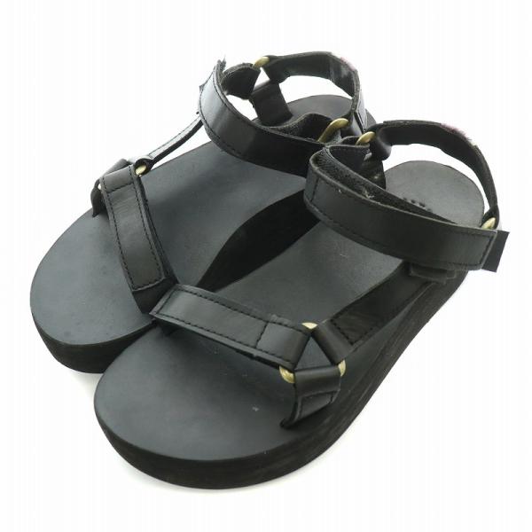テバ Teva Flatform Universal Crafted プラットフォームユニバーサルクラフトサンダル ストラップ 厚底 US6 黒 ブラック 1013112 ■OF【ブランド】テバ Teva【表記サイズ】US6【実寸サイズ】ヒ...
