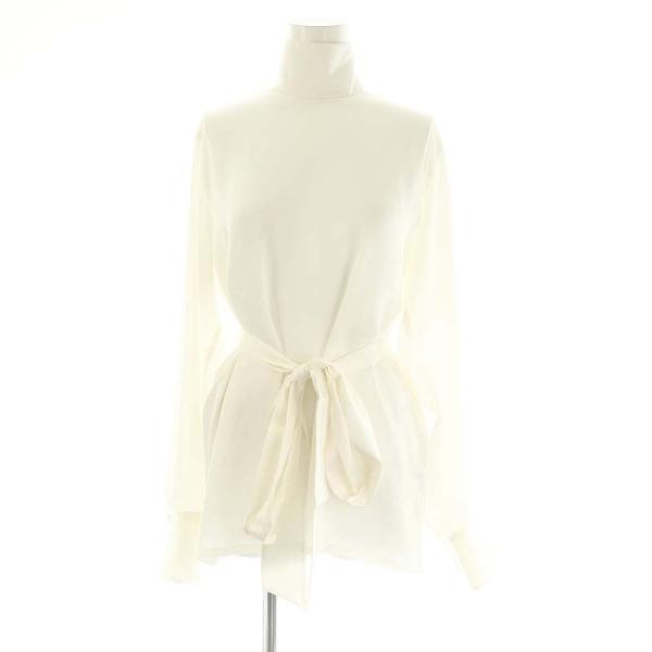 シンチ CINCH BLACK FORMAL BOWTIE BLOUSE ブラウス 長袖 プルオーバー 38 オフホワイト /DO ■OS レディース【表記サイズ】38（日本サイズM相当）【実寸サイズ】肩幅：40cm　身幅：48cm　着丈：...