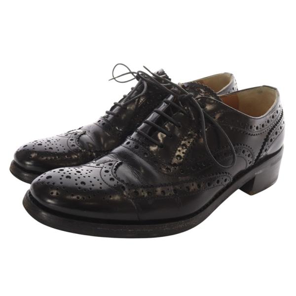 チャーチ church's catherine r black polishe メダリオンレザーシューズ レザー 36 23cm 黒 ブラック /SR39 レディース【ブランド】チャーチ church's【表記サイズ】36（約23cm）【実...