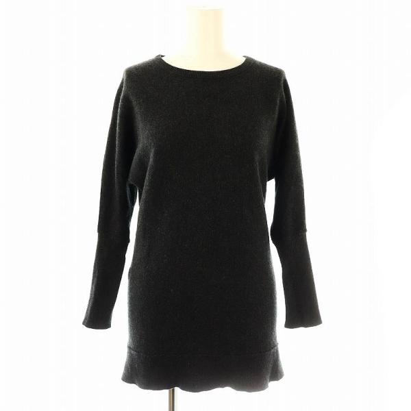 ベア ユク ムイ Bea Yuk Mui バックボタンニット プルオーバー 38 チャコールグレー /DF ■OS レディース【ブランド】ベア ユク ムイ Bea Yuk Mui【表記サイズ】38【実寸サイズ】身幅：40cm　着丈：67cm...